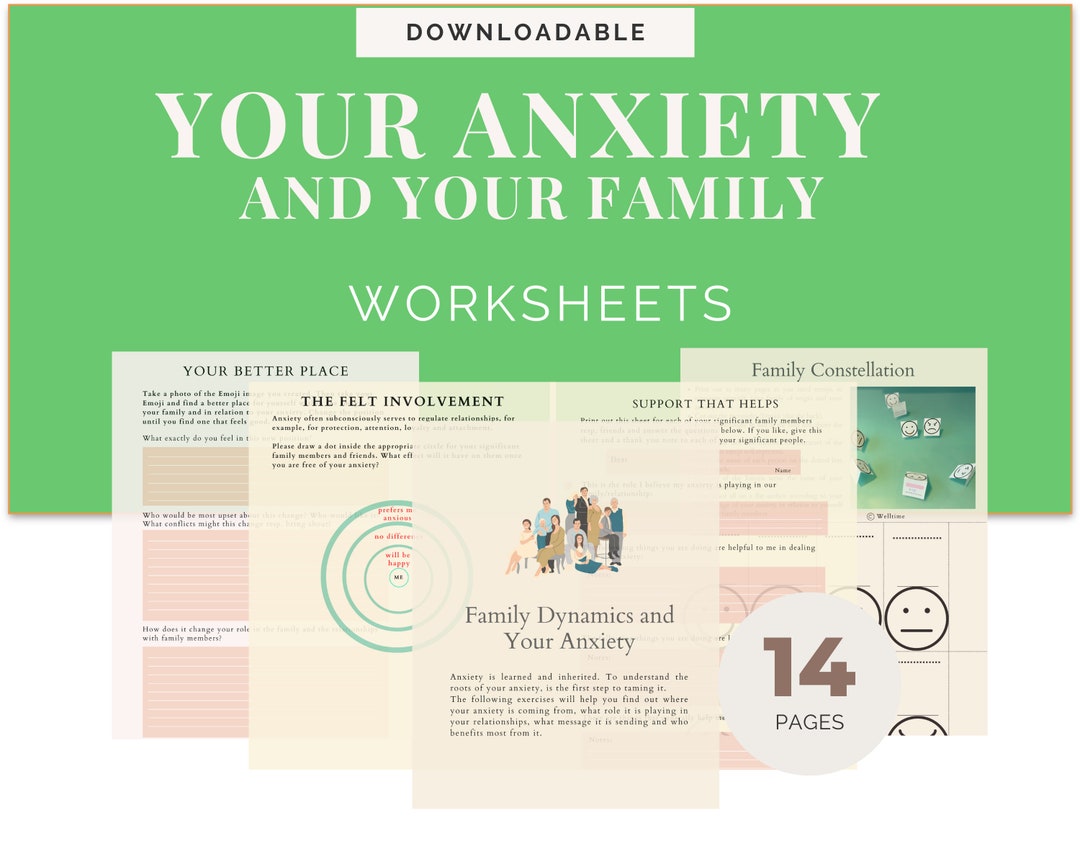 Family History & Anxiety Relief – Printable Worksheet to Uncover the ...