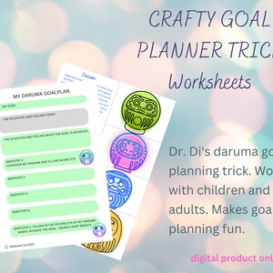 Mindful Crafty Goal Planner Trick and Template, Printable Instant ...