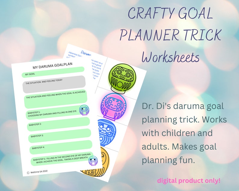 Smart Crafty Goal Planner Trick and Template, Printable Instant ...