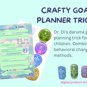 Crafty Goal Setting Worksheets. Teach Your Child to Reach Their Goal ...