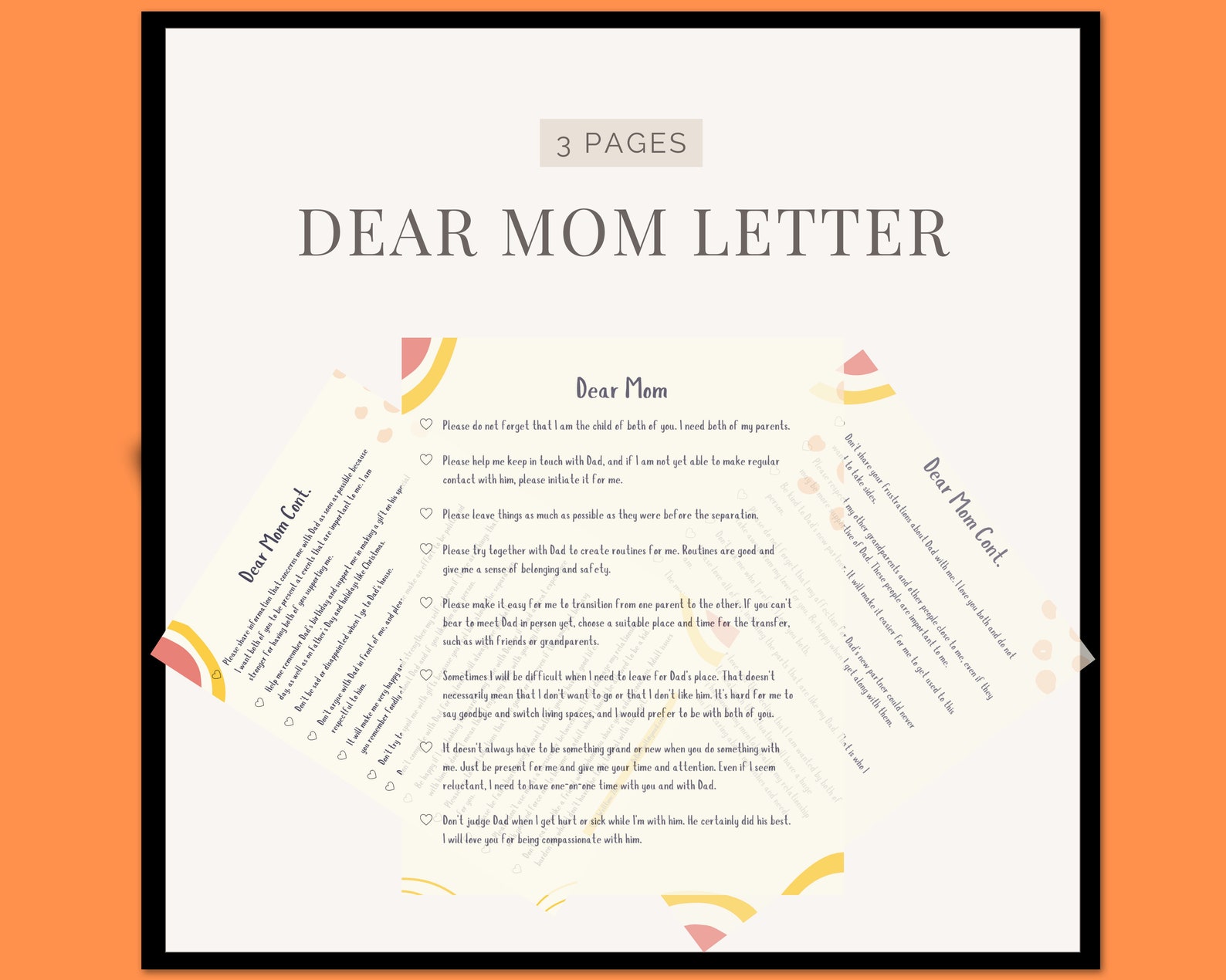 Healing Together: Divorce Coping Worksheets for Kids and Parents - Etsy