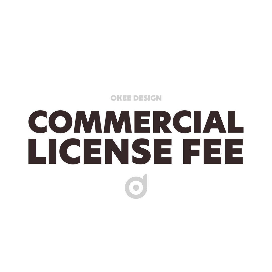 Unlimited Commercial License for Okeedesignco - Etsy