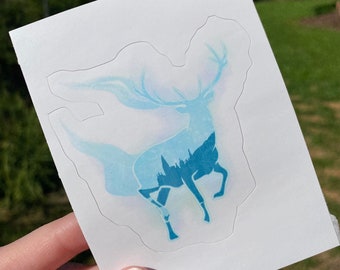 Stag Patronus Decal - Etsy