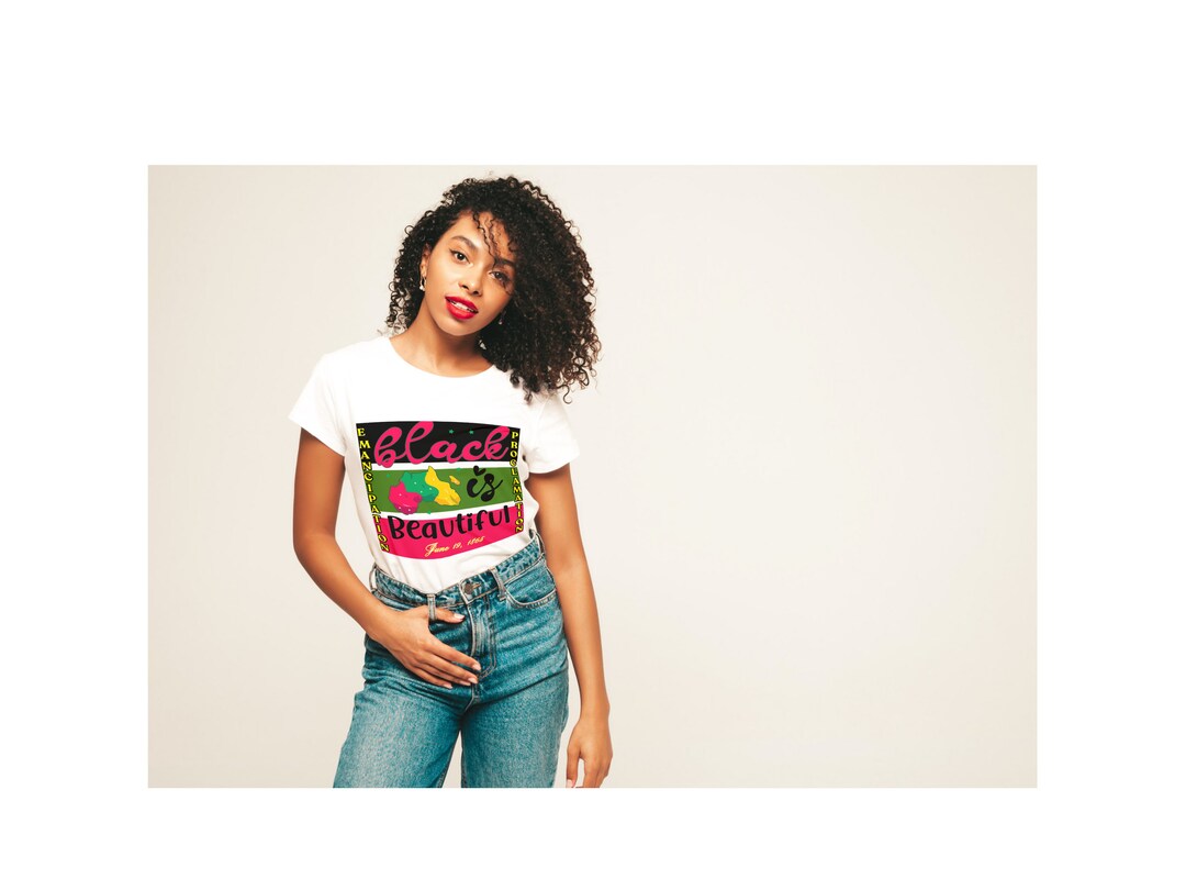 Black is Beautiful Png, Juneteenth Png, Exclamation Proclamation Png ...