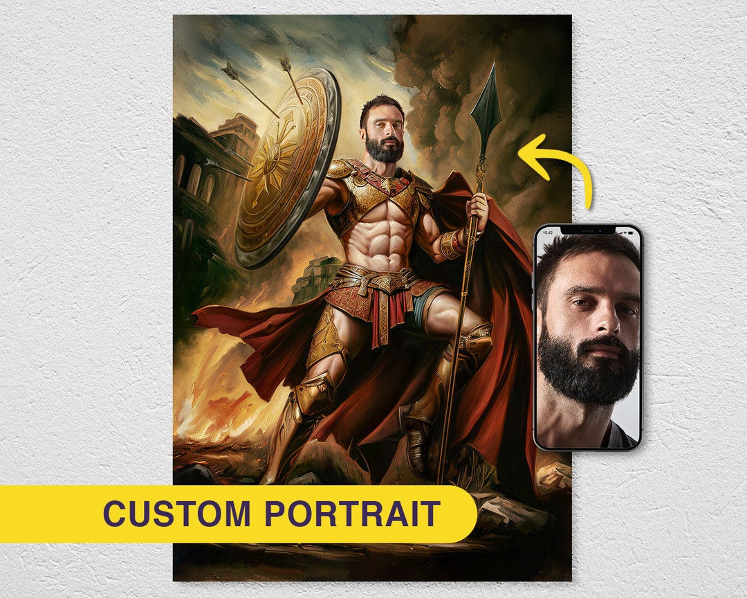 Custom Portrait From Photo, Historical Portrait Painting Canvas ...