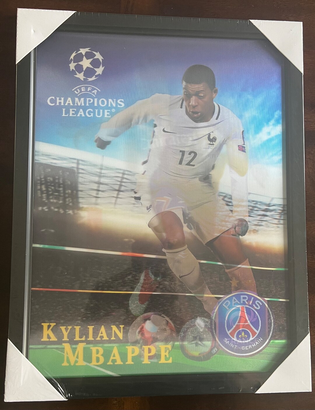 Kylian Mbappe 3 in 1 3d Picture With Frame. Great Gift. 17x13 Size. - Etsy