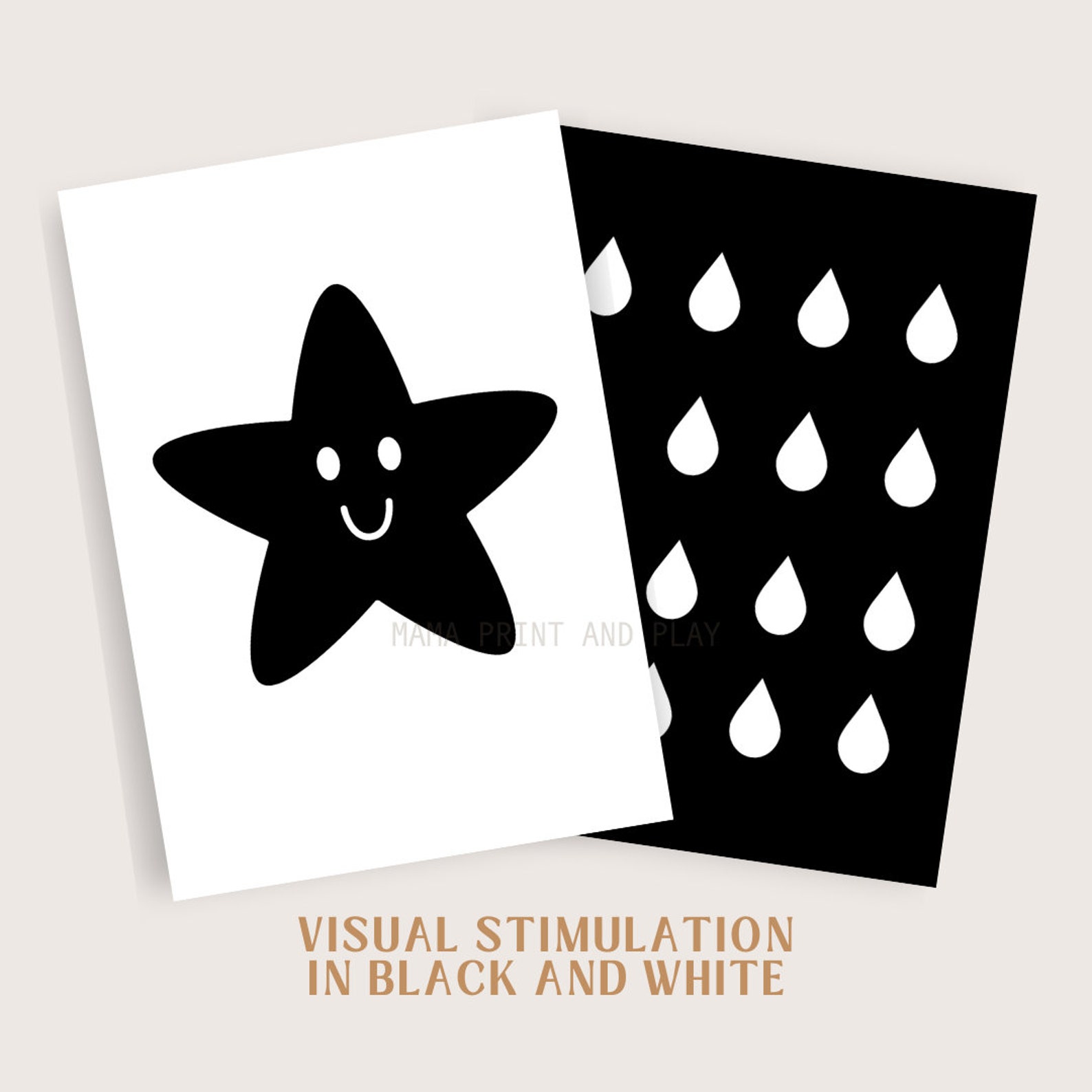 150 Baby Sensory Flashcards High Contrast Sensory Card Montessori Baby ...