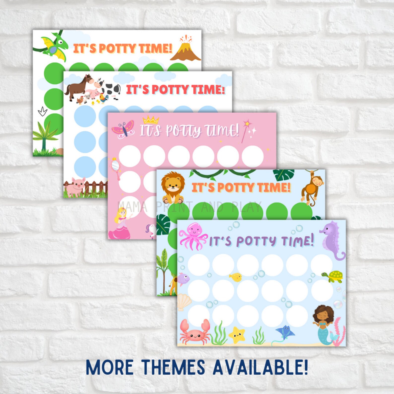 Potty Training Chart Space Theme, Potty Reward System, Potty Prize ...