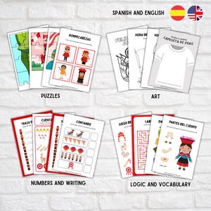 My Peruvian Activity Book Printable in Spanish and English Activities ...