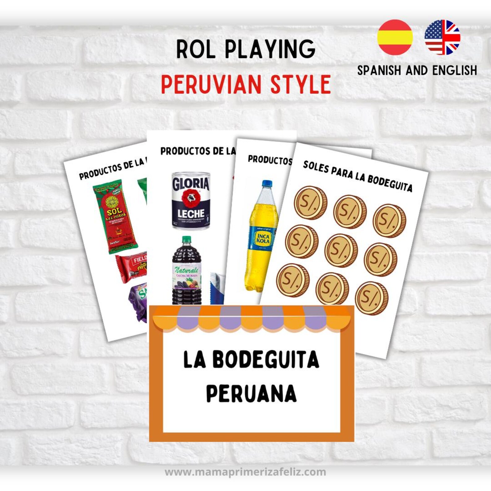 My Peruvian Activity Book Printable in Spanish and English Activities ...