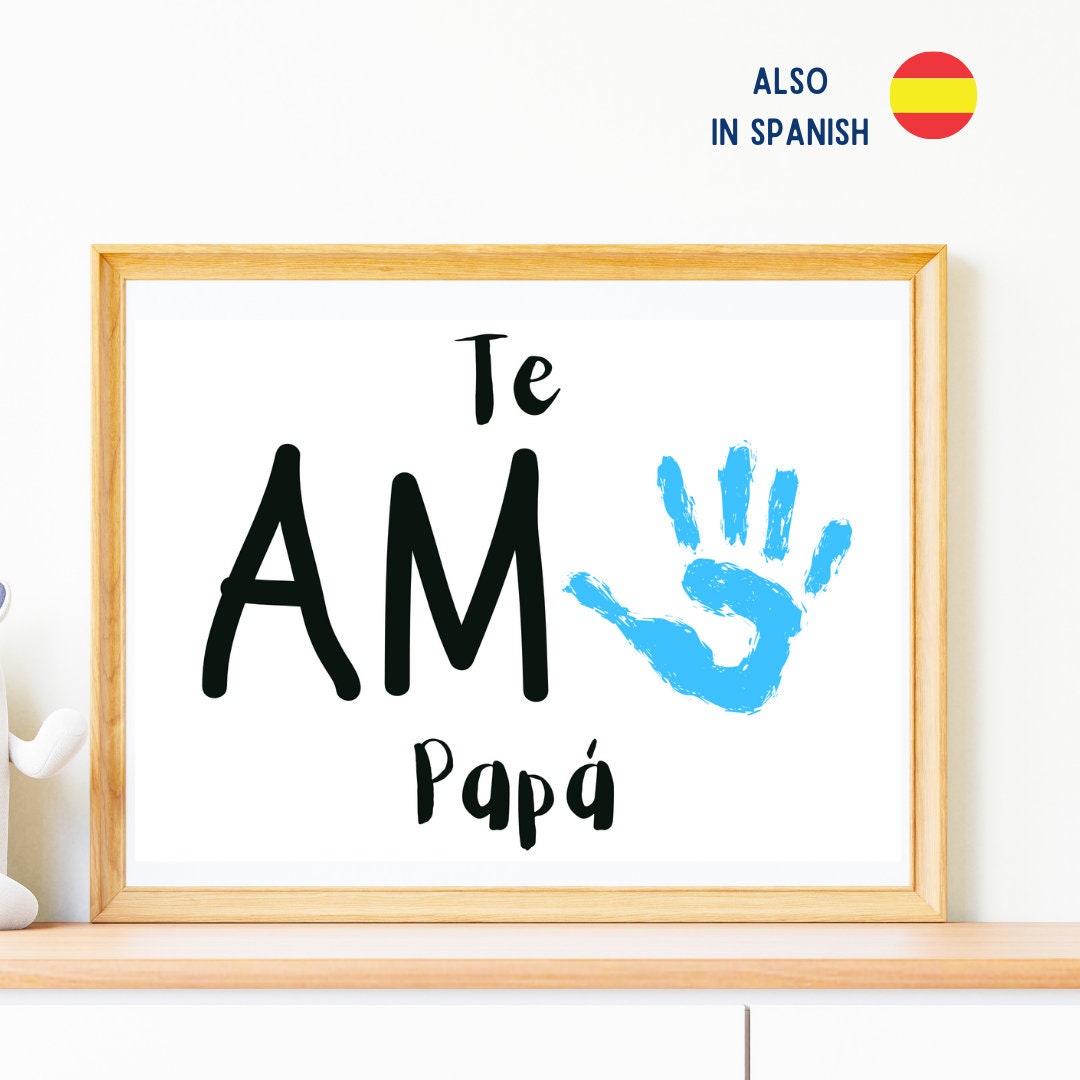 Father's Day Printable, Handprint Memory Craft, Handprint Art for ...