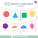 Spanish Shapes Flashcards Printable | Basic Shape Flash Cards ...