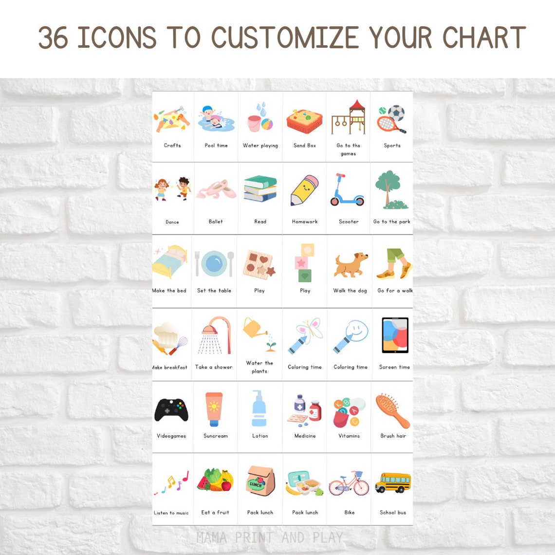 Editable Routine Flipchart, Flip Chart : Kids Daily Checklist, Morning ...