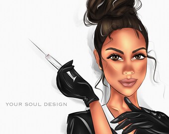 Esthetician Cartoon - Etsy