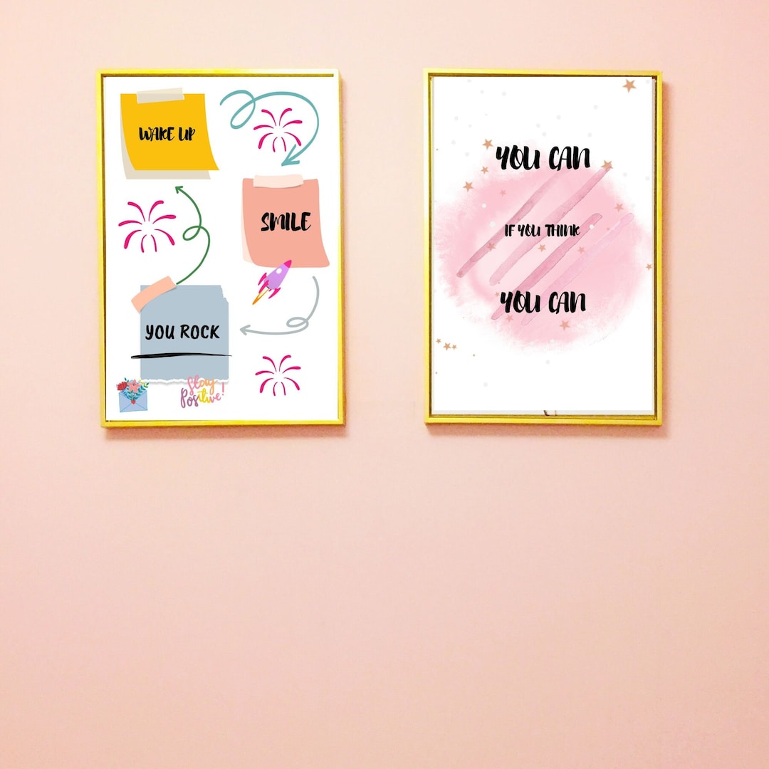 Inspirational Classroom Posters Positive Affirmation - Etsy