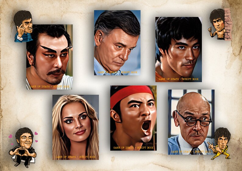 Bruce Lee Game of Death Script Book 2023 TOP - Etsy