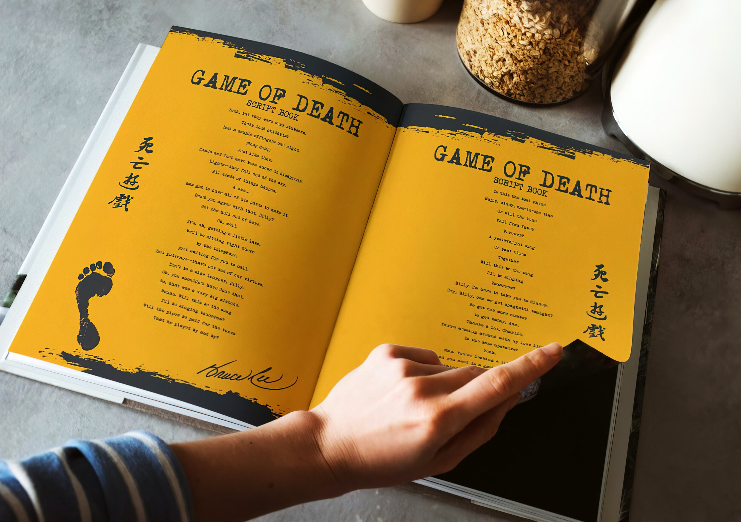 Bruce Lee Game of Death Script Book 2023 TOP - Etsy
