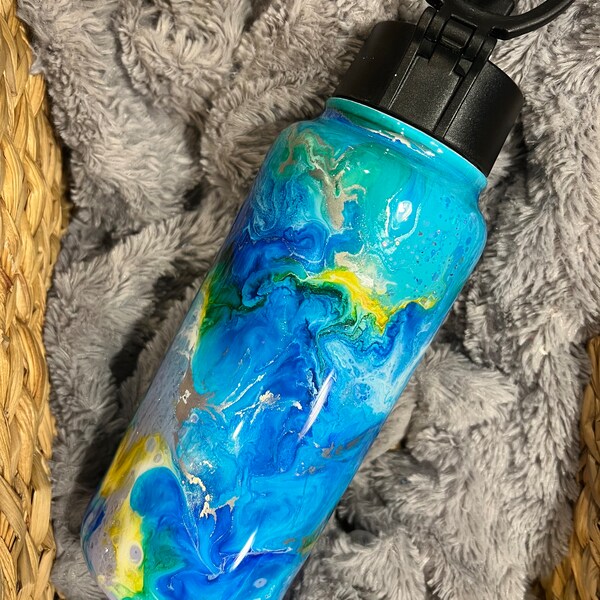 Epoxy Water Bottle - Etsy