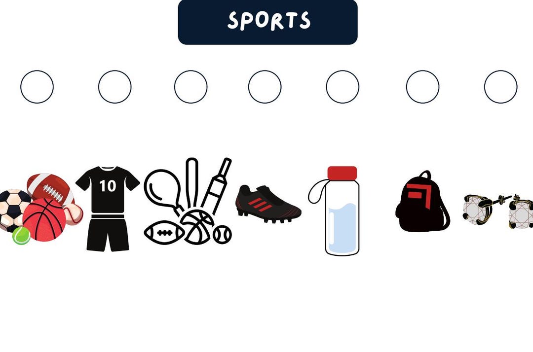 Sports Get Ready Chart Etsy