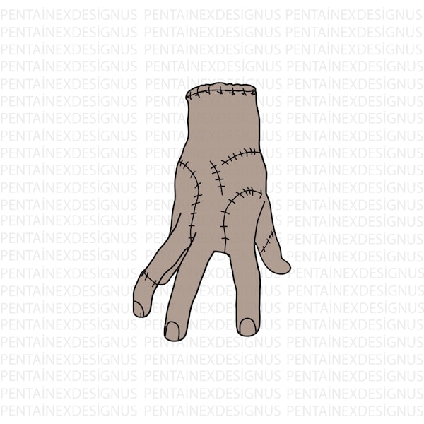 Thing Hand Wednesday Addams - Etsy