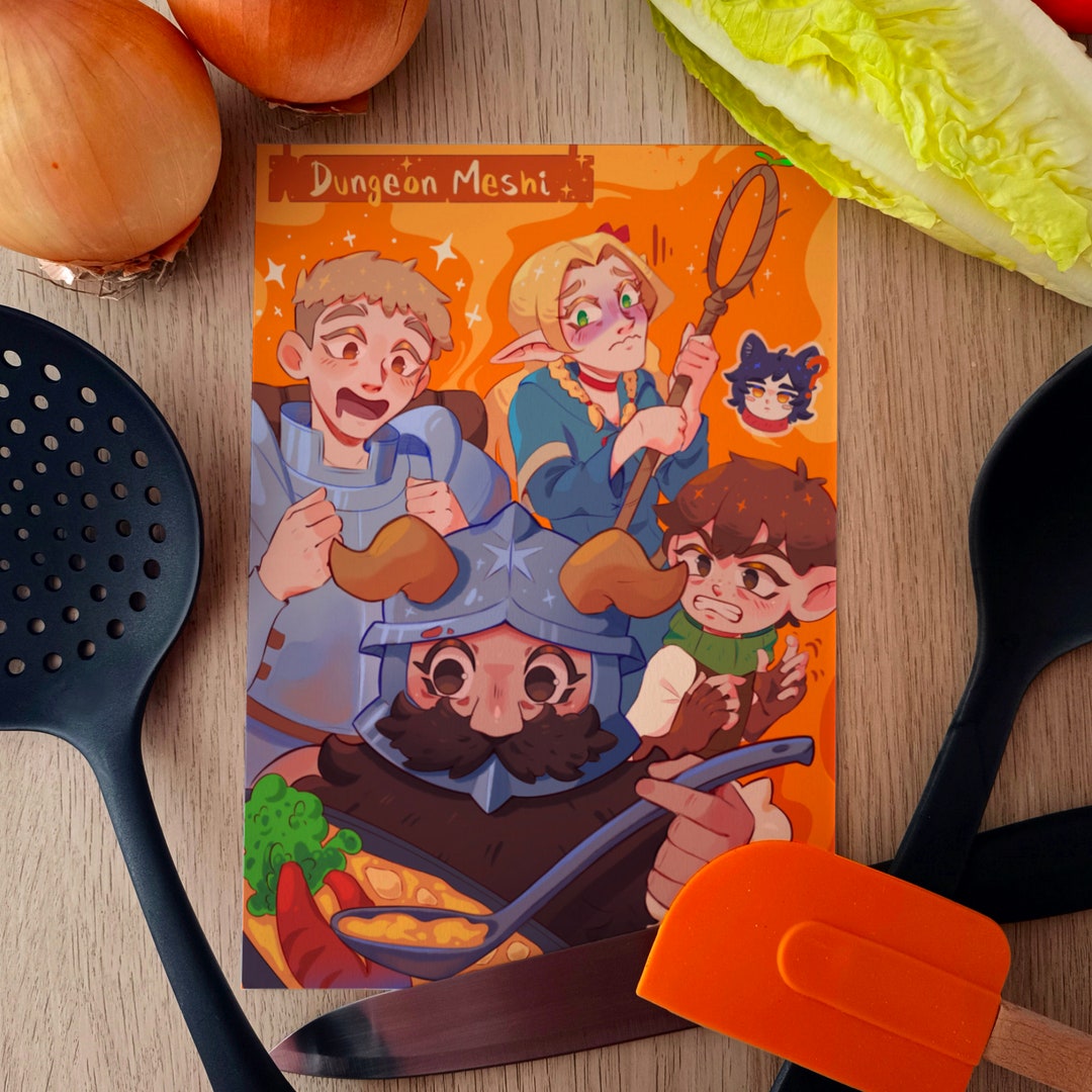 Dungeon Meshi Print - Etsy