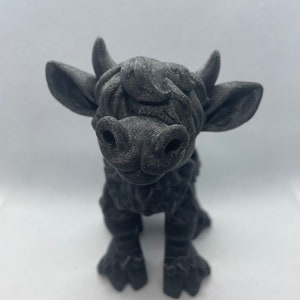 3D Printed Baby Highland Cow Fidget Toy Baby Cow 3D Printed Figure - Etsy