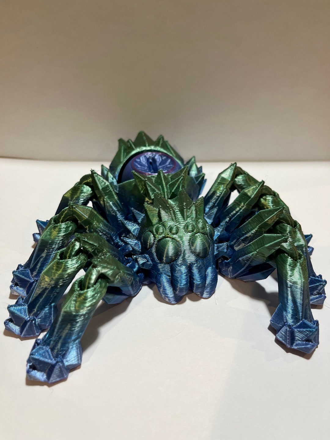 3D Printed Articulated Spinning Spyder - Spider Fidget Toy - Creepy ...