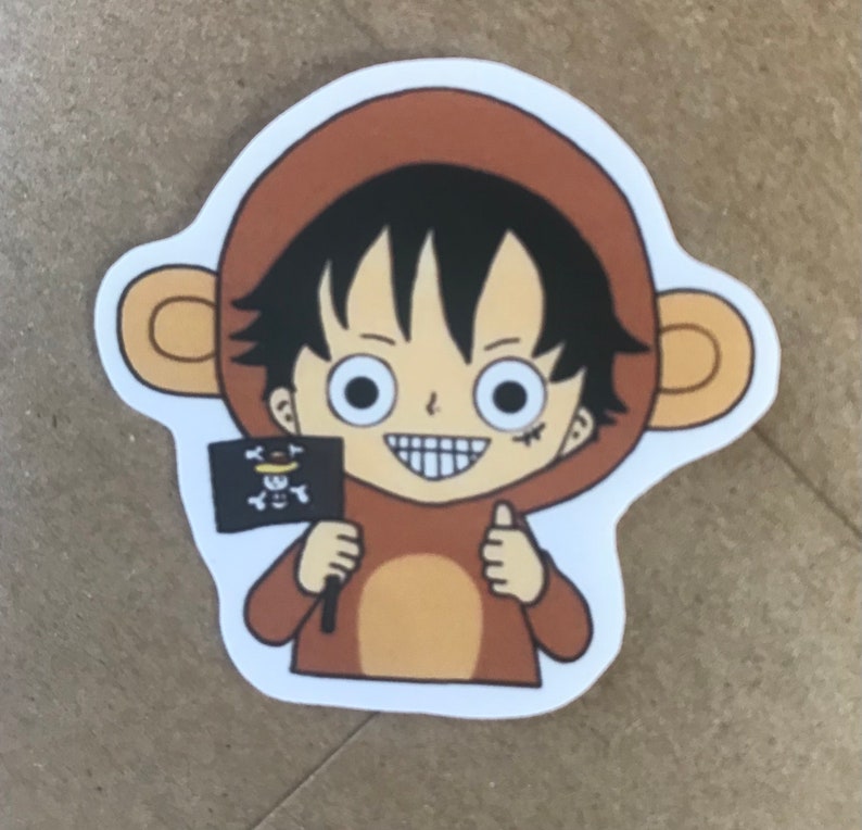 One Piece Luffy Stickers - Etsy
