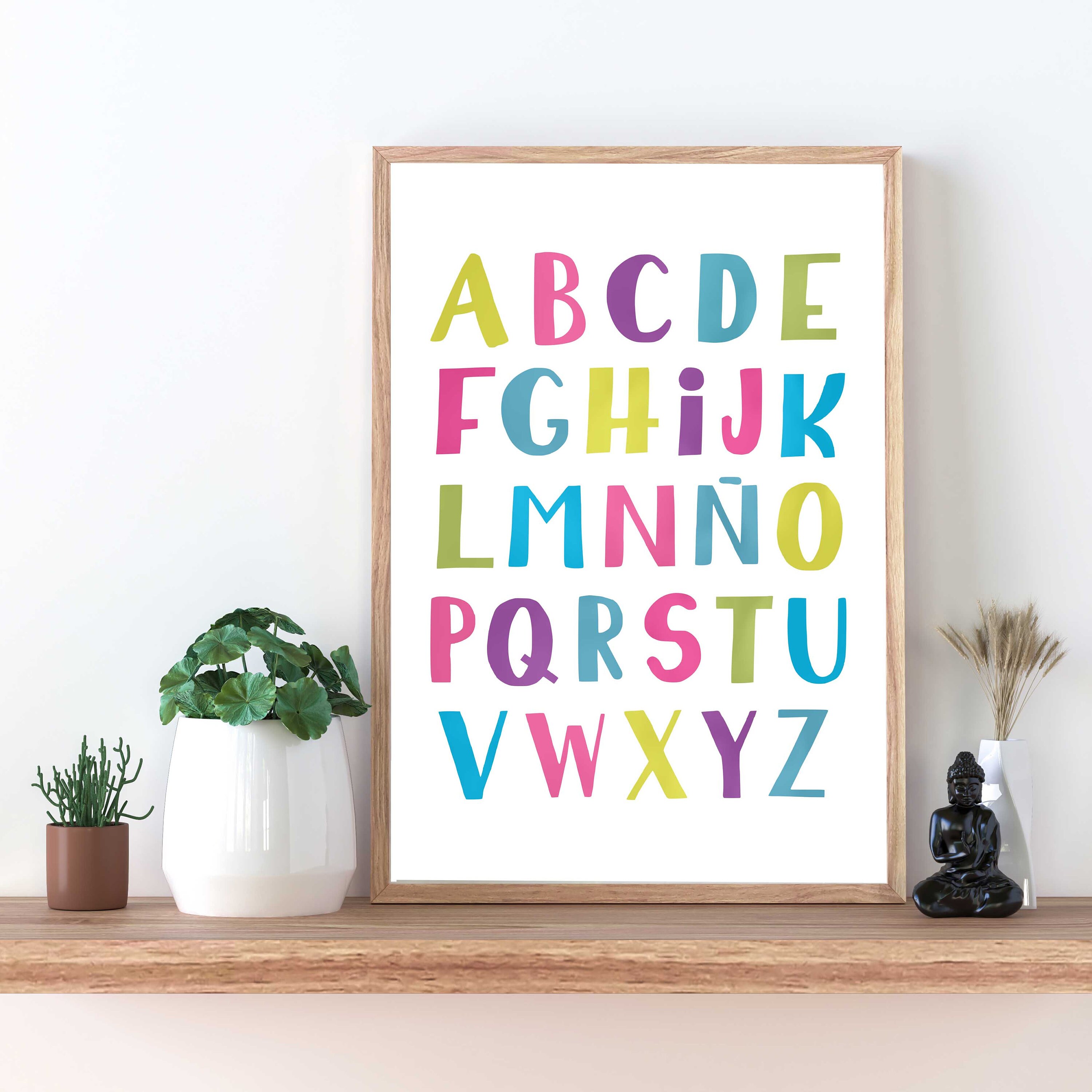 Spanish Alphabet, Abecedario. Educational Print Classroom, Kids Decor ...