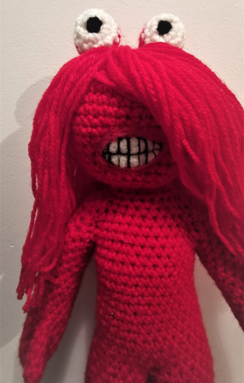 Red Guy Crochet Pattern PDF- Don't Hug Me I'm Scared - Etsy
