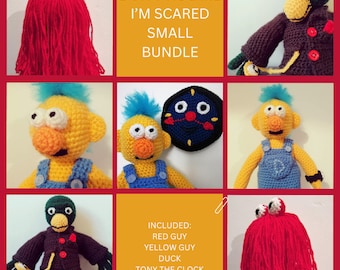 Chibi Red Guy Crochet Pattern PDF Don't Hug Me I'm Scared - Etsy