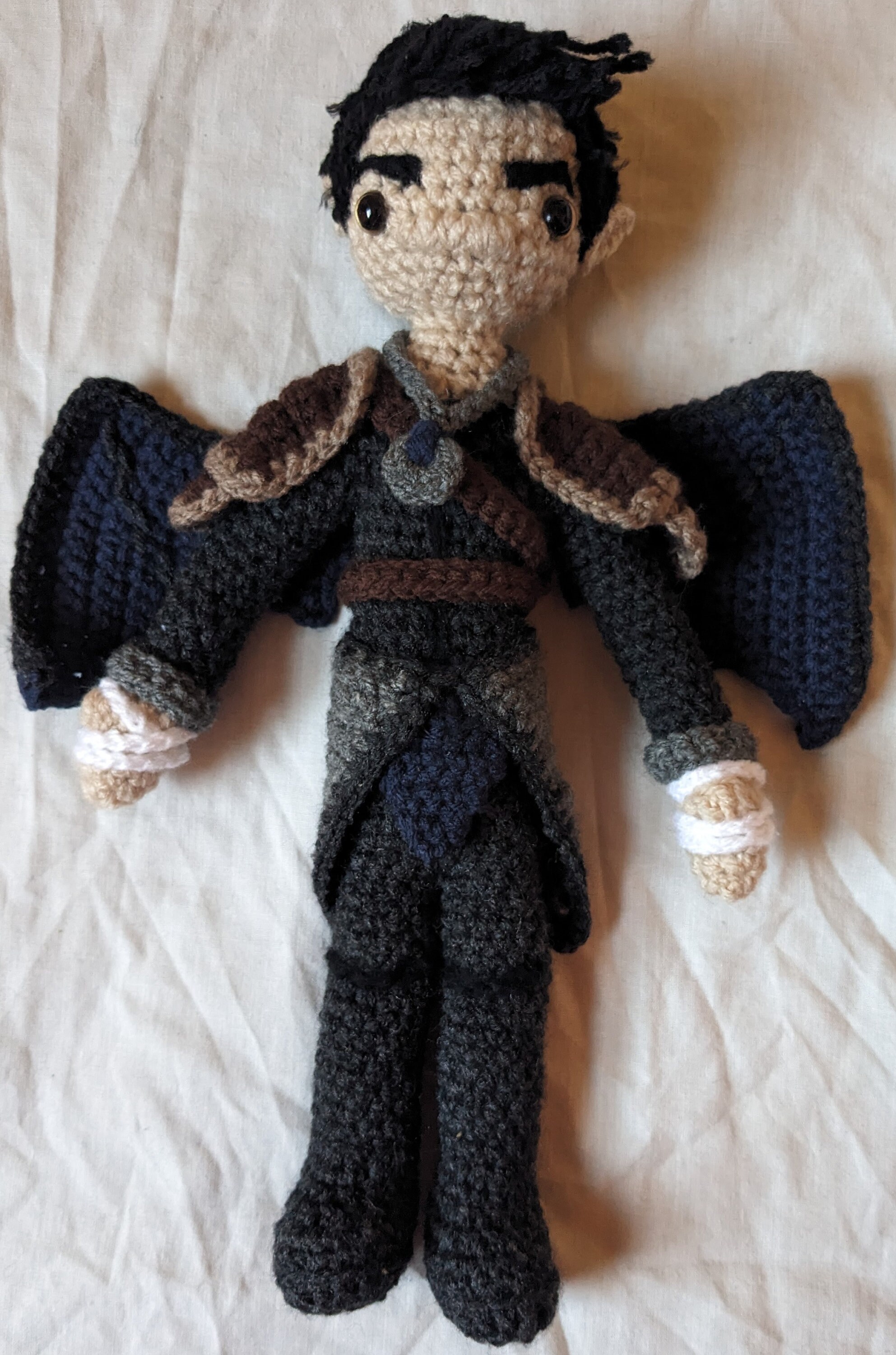 PDF CROCHET PATTERN A Court of Thorns and Roses Azriel/shadowsinger - Etsy