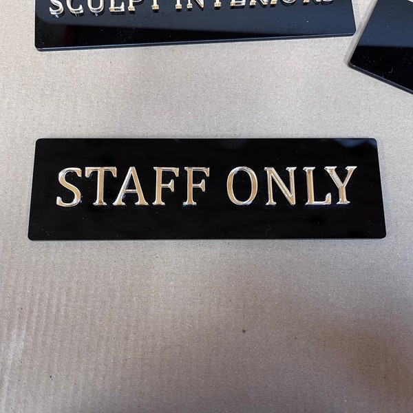 Staff Only Sign - Etsy UK