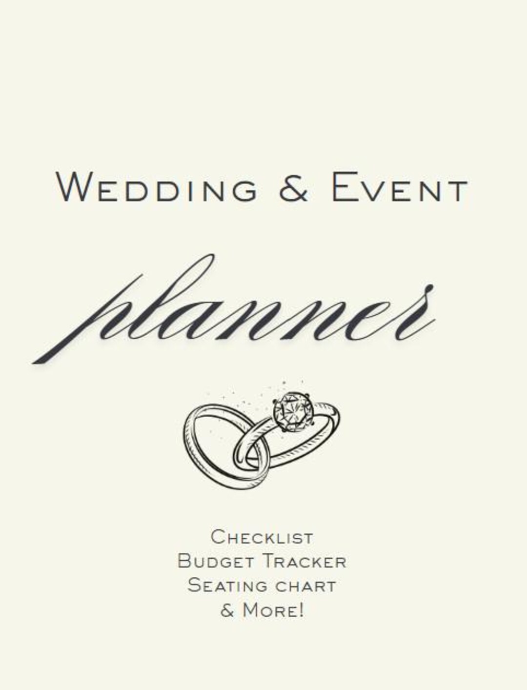 Wedding Planner Printable PDF | Event Planning Binder | Budget Tracker ...