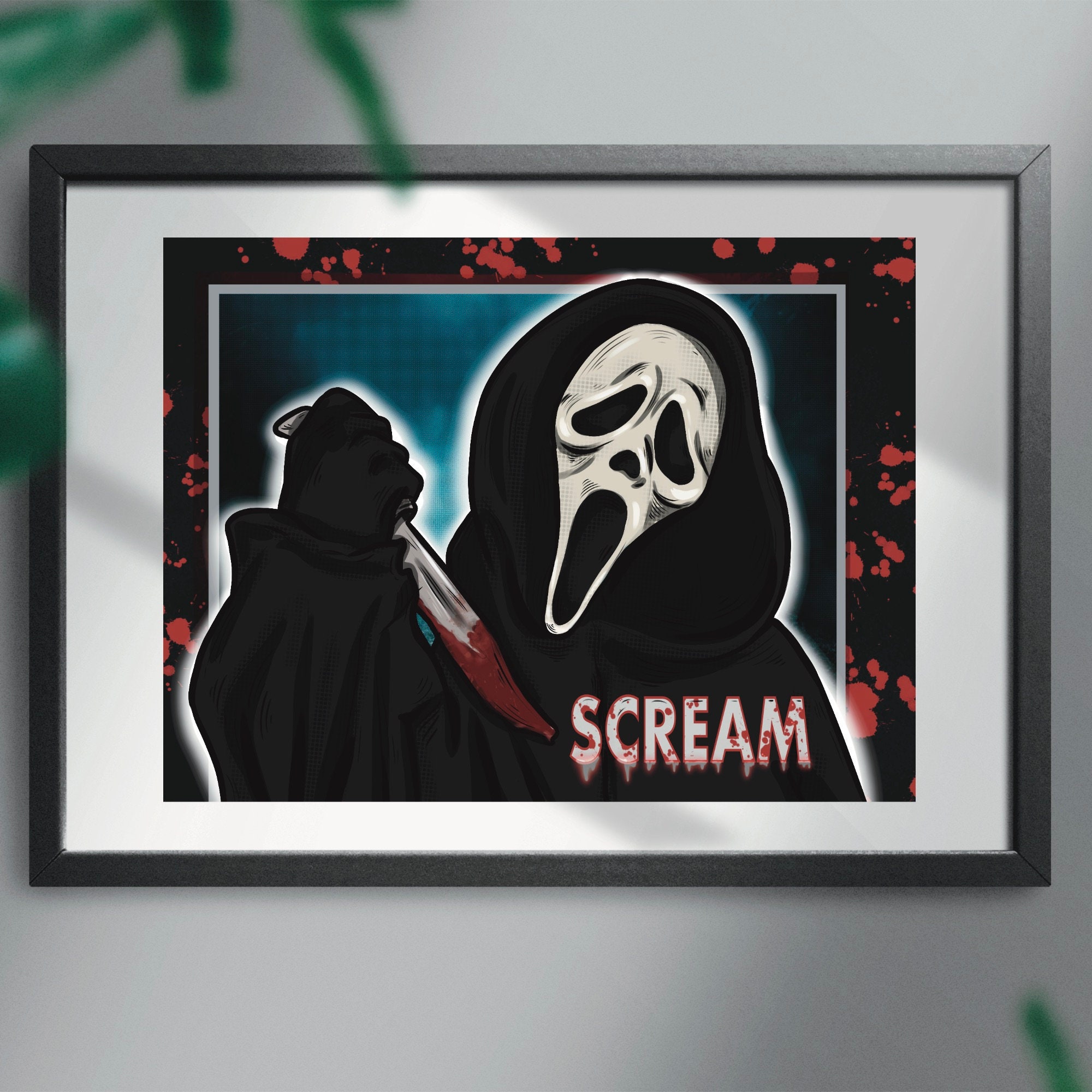 Scream Movie Poster Digital Download - Wall Art - Gift Idea - Home ...