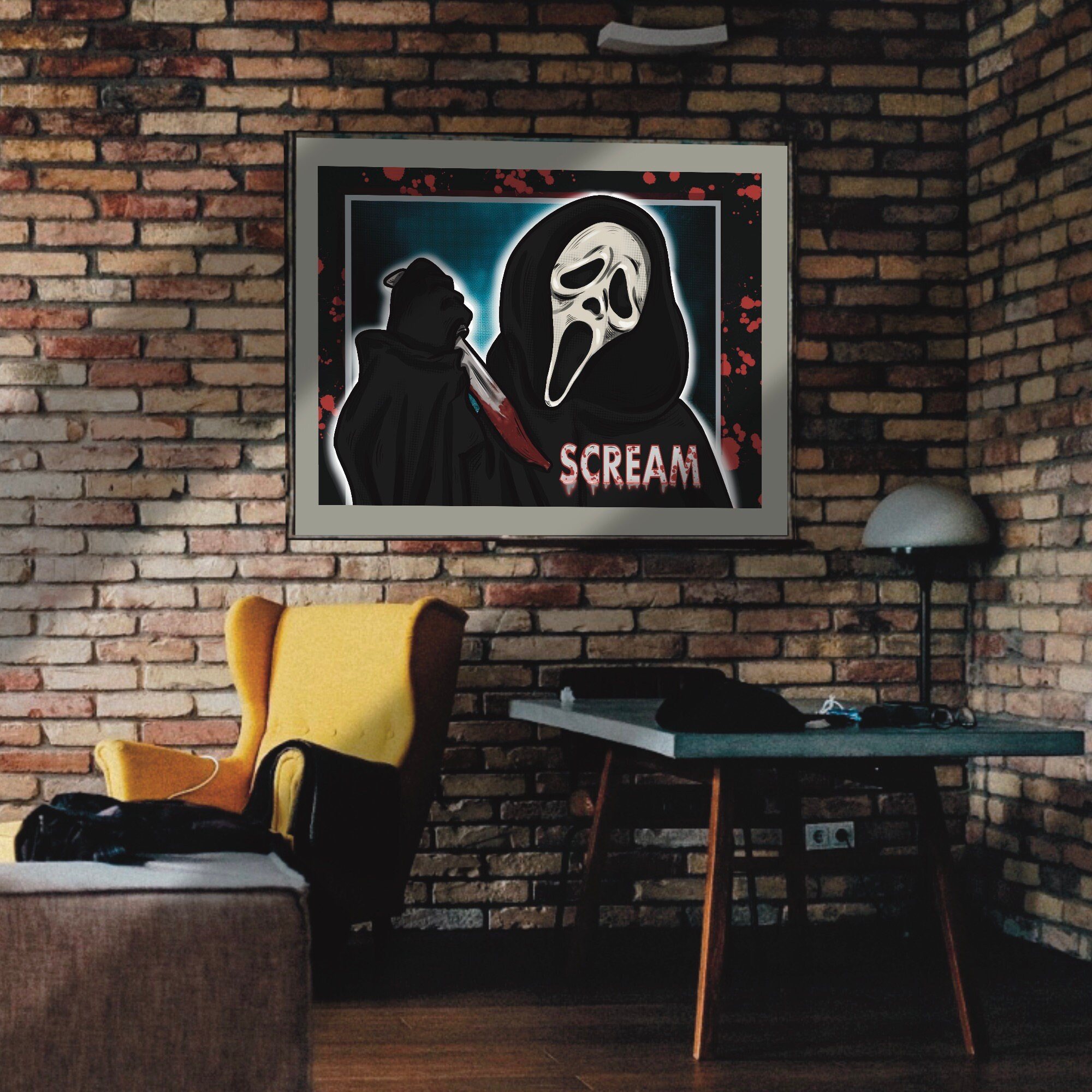 Scream Movie Poster Digital Download - Wall Art - Gift Idea - Home ...