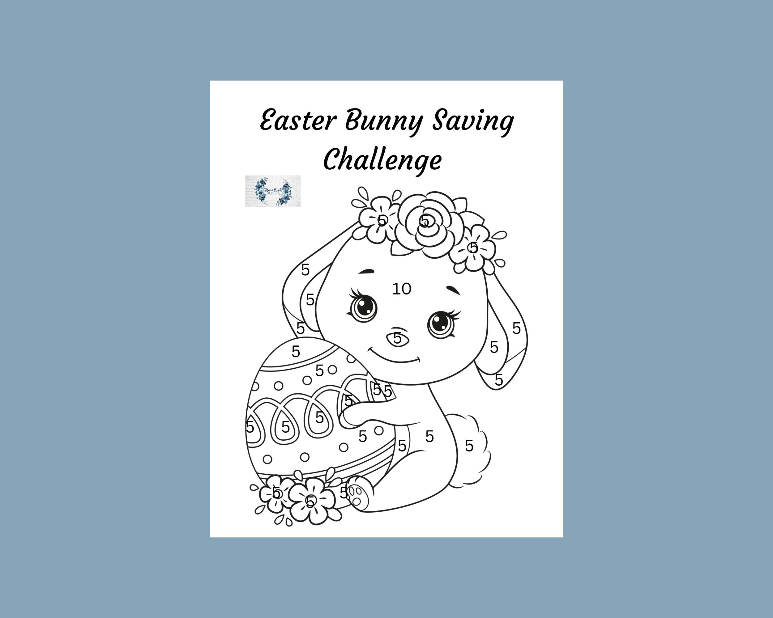 Easter Bunny Saving Challenge - Etsy