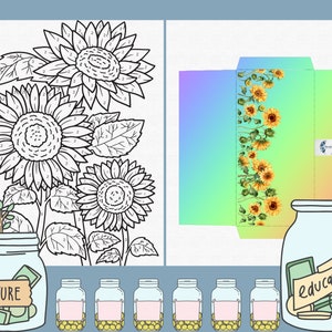Sunflower Saving Challenge - Etsy