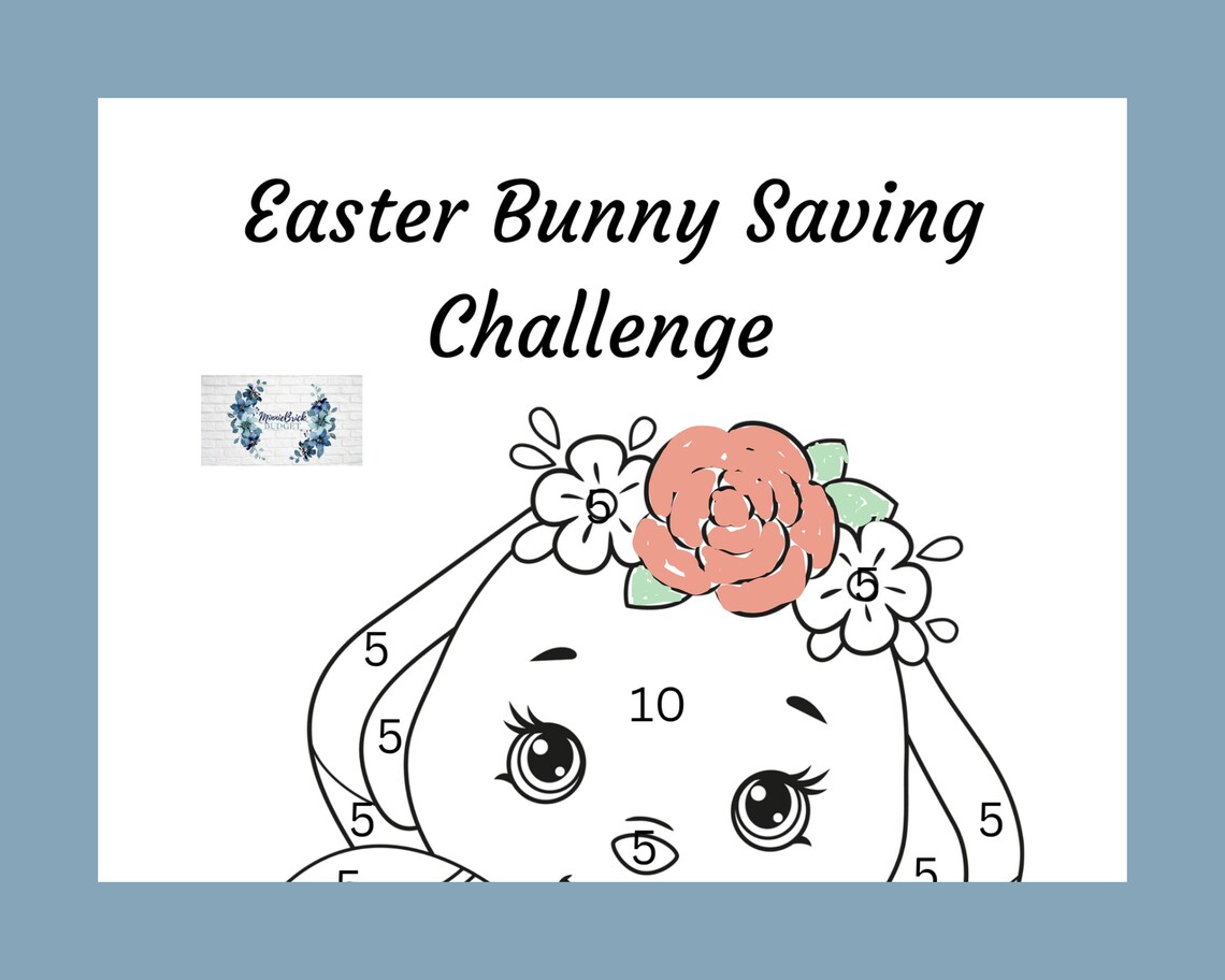 Easter Bunny Saving Challenge - Etsy