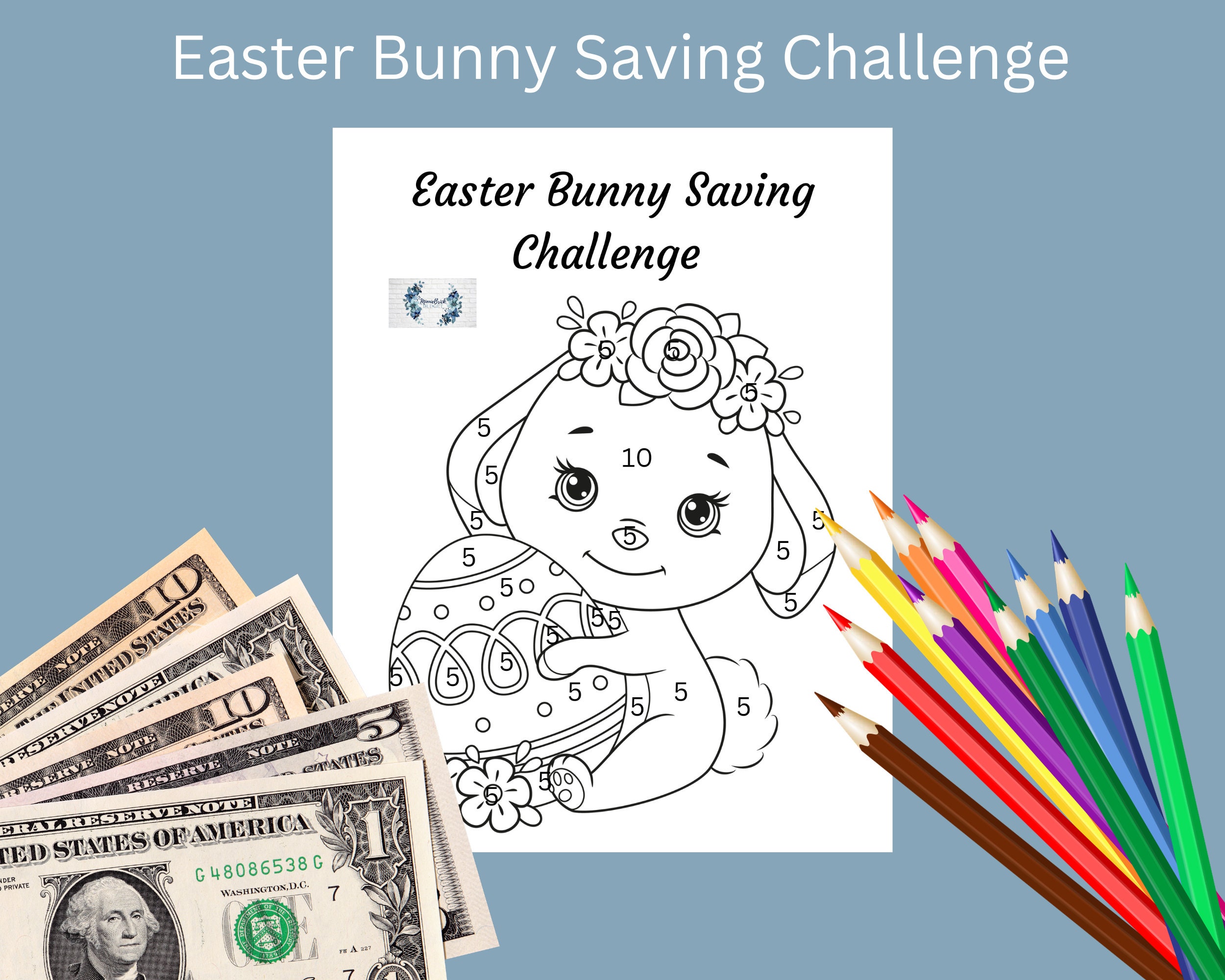 Easter Bunny Saving Challenge - Etsy