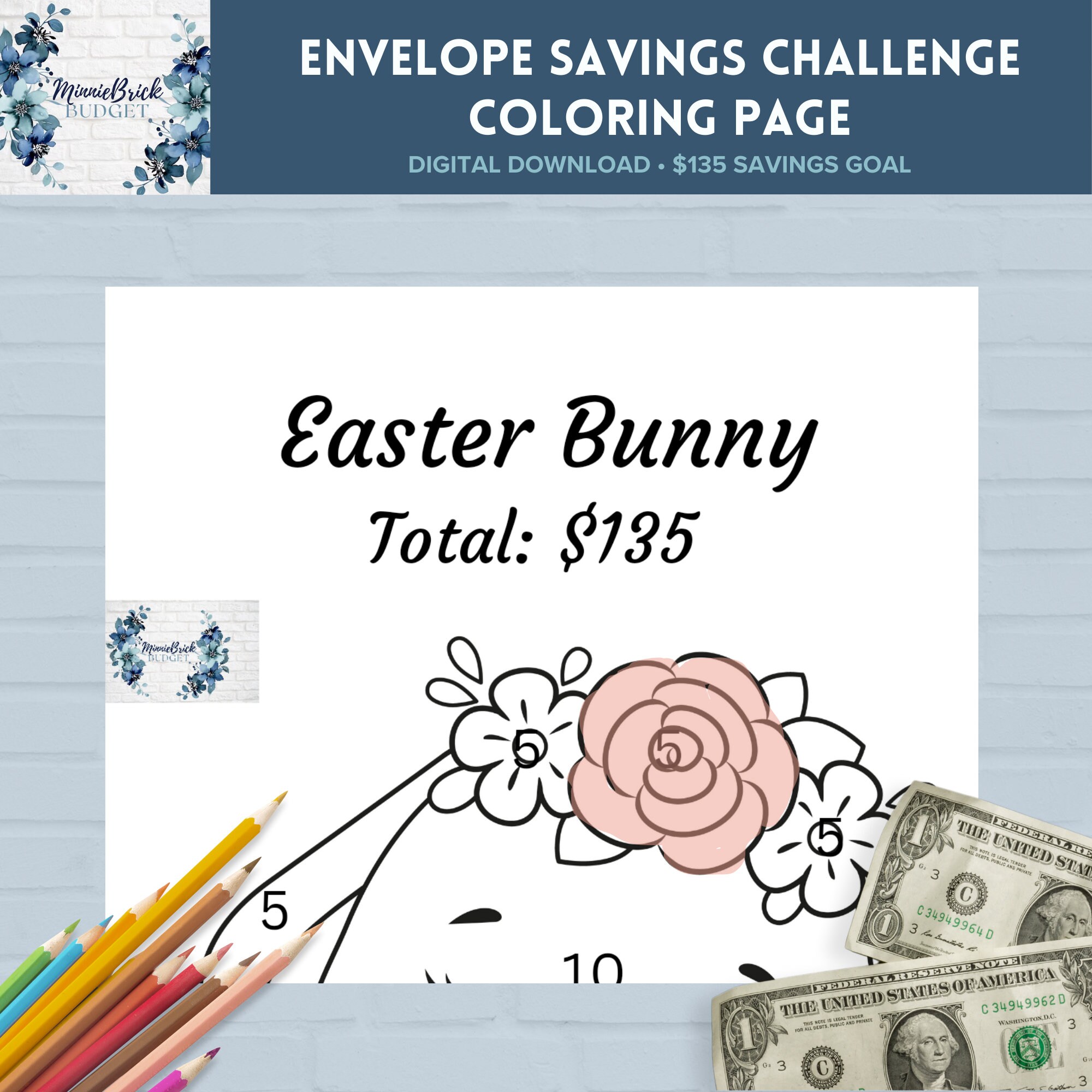 Easter Bunny Saving Challenge - Etsy
