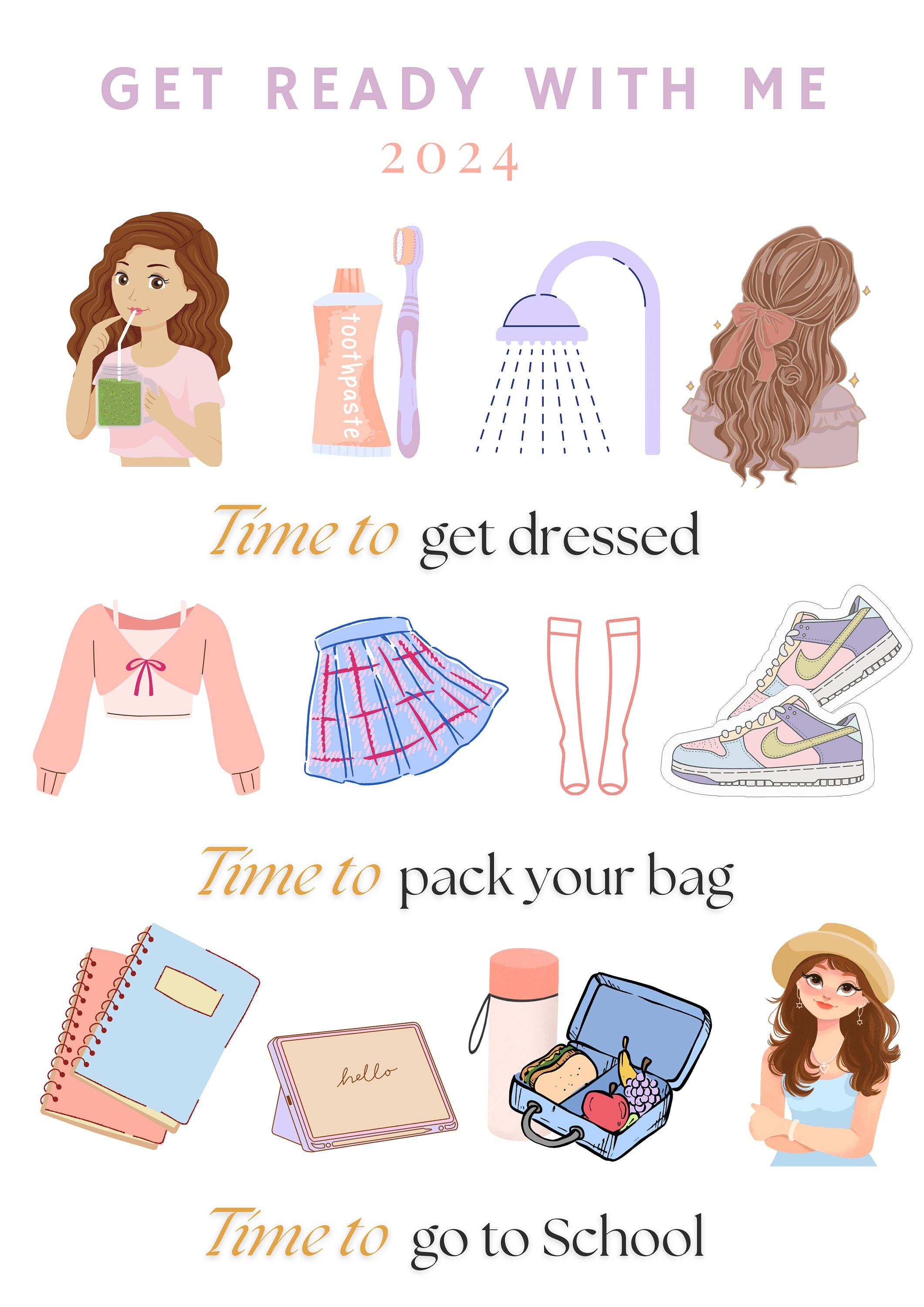 Get Ready for School - Etsy