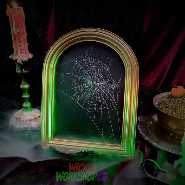 Framed Spider Web - Etsy