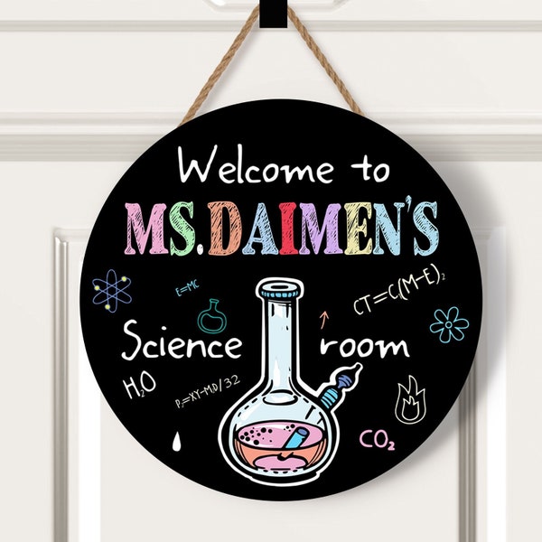 Science Door Hanger - Etsy
