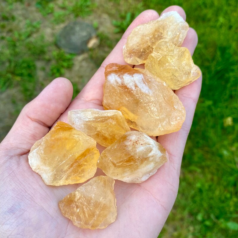 Raw Citrine Crystal - Etsy