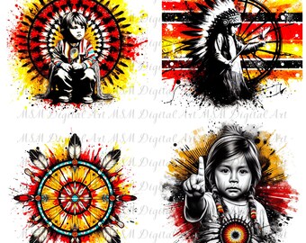 Indigenous Native American PNG - Etsy