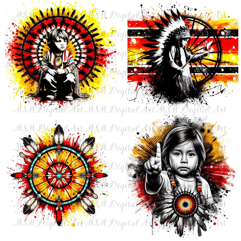 Indigenous Native American PNG - Etsy