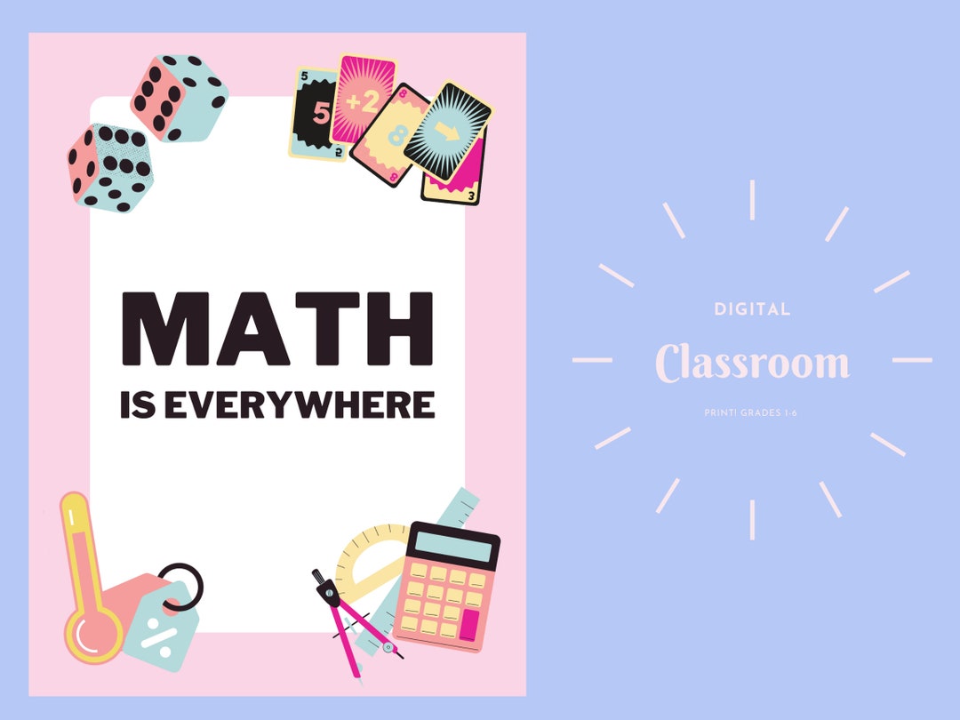 Math is Everywhere Poster - Etsy