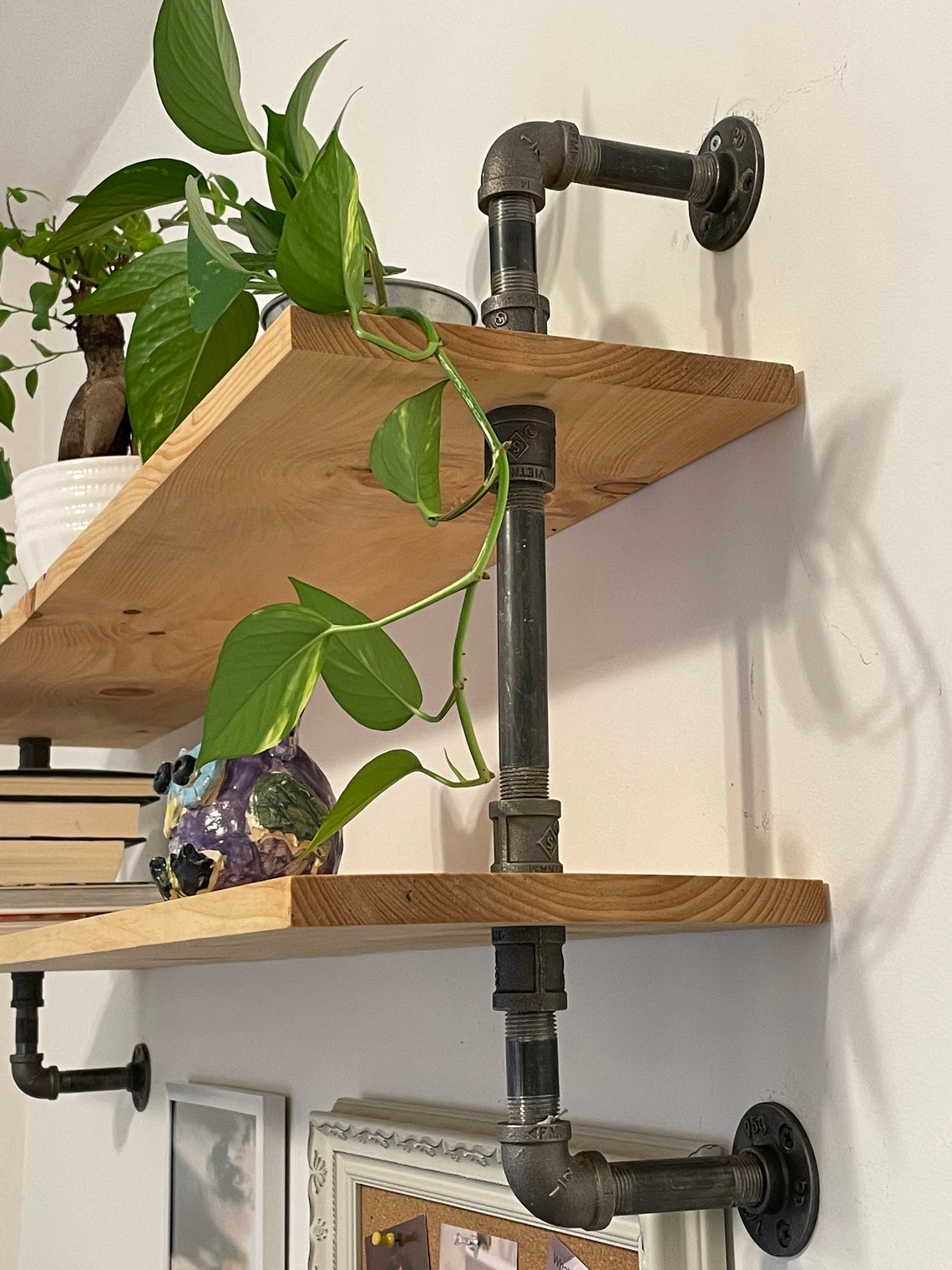 Industrial Pipe Shelves - Etsy
