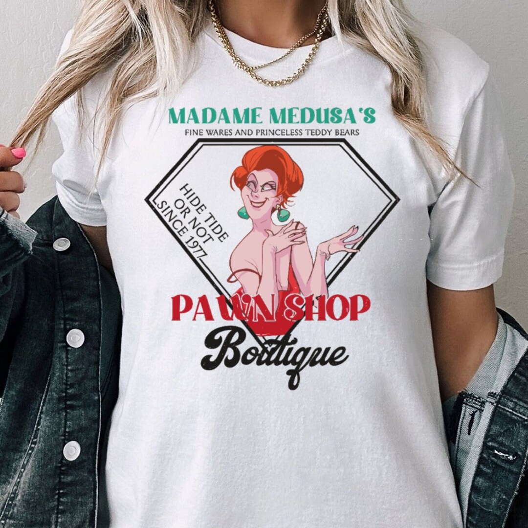 Madame Medusa Villains Pawn Shop Boutique, Funny Graphic Tee, Family ...